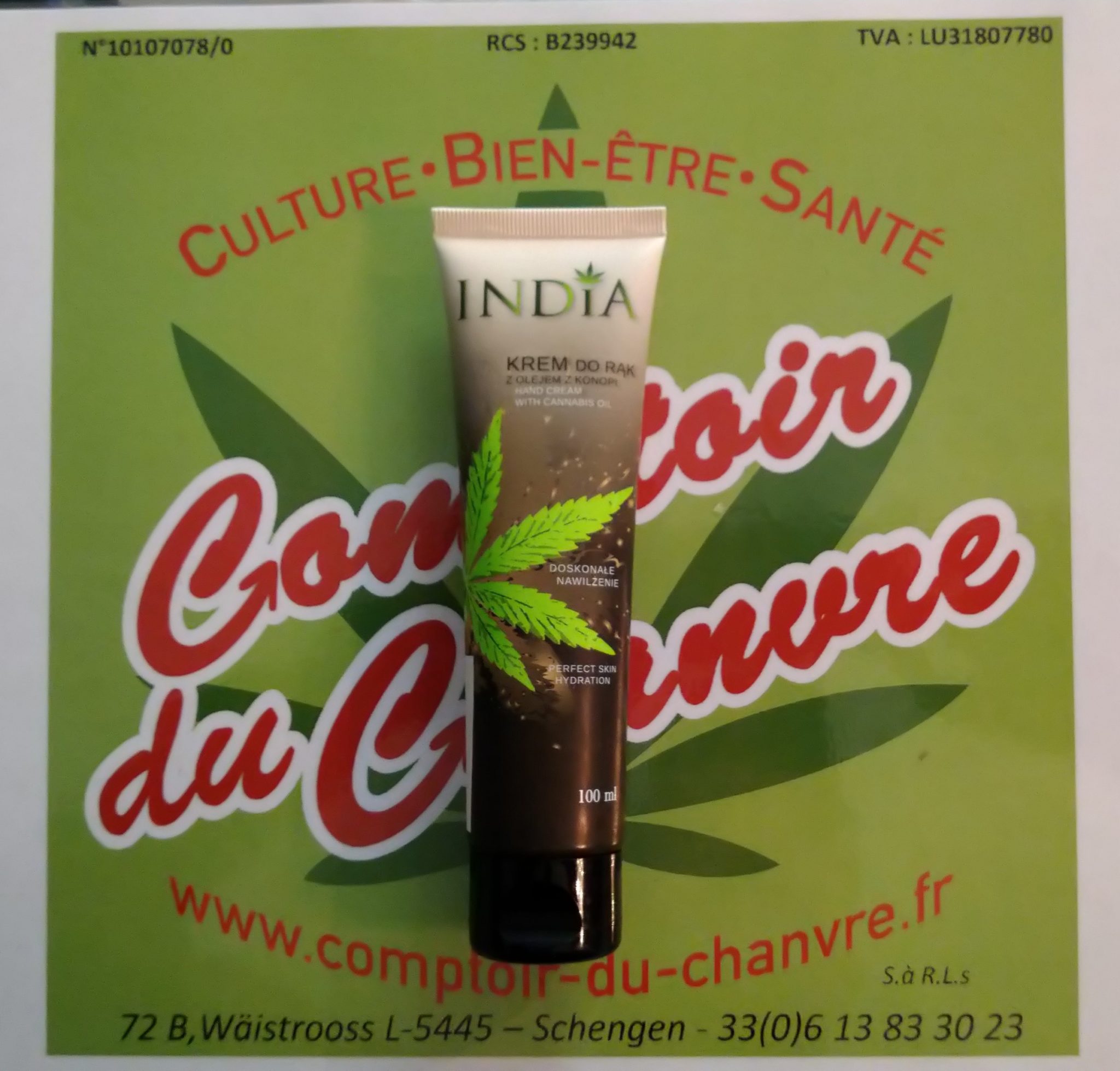 Crème protectrice pour les mains à l’huile de chanvre – Comptoir du Chanvre